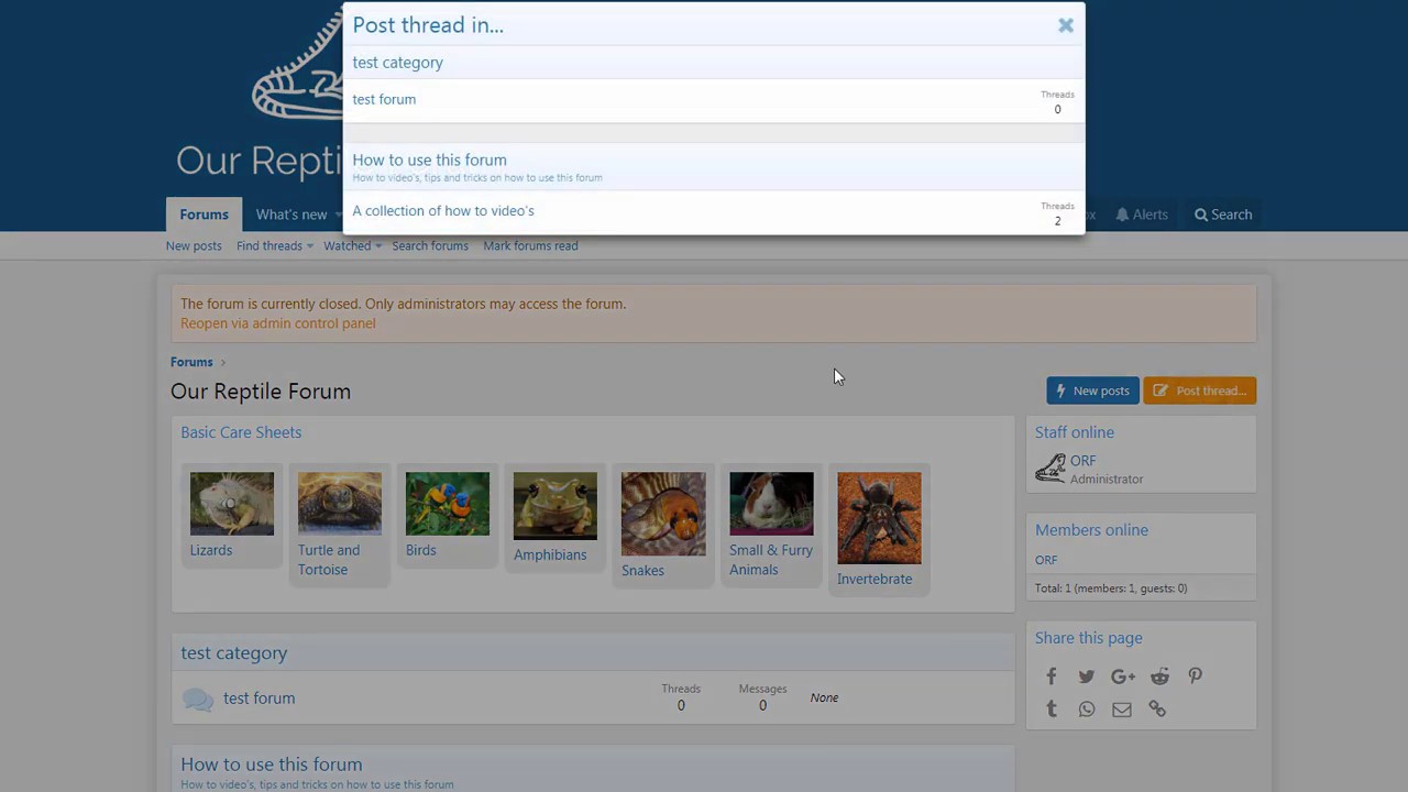 How to post a thread - YouTube