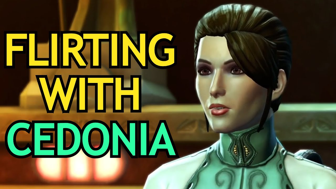 Meeting & Flirting With Hot Noblewoman Cedonia - SWTOR Romance - YouTube