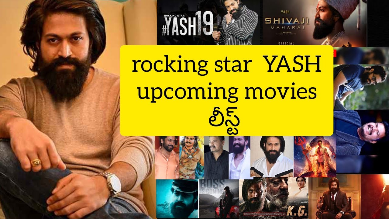 Rocking star yash upcoming telugu movies list || yash new movie updates ...