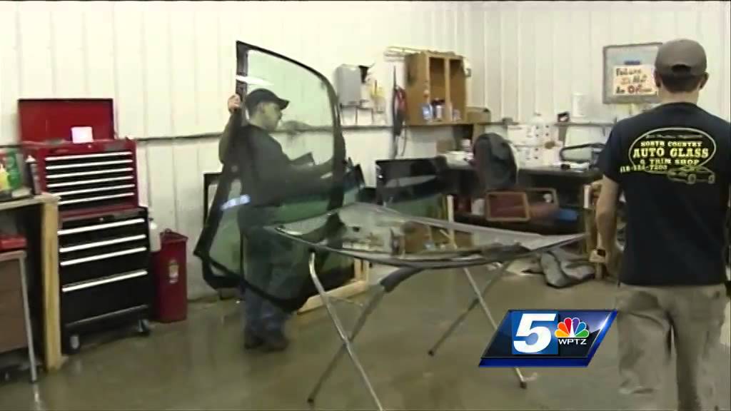 Cold weather keeps windshield repair shops busy - YouTube