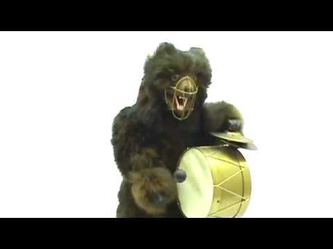 Roullet & Decamps Bear Drummer Automaton - YouTube