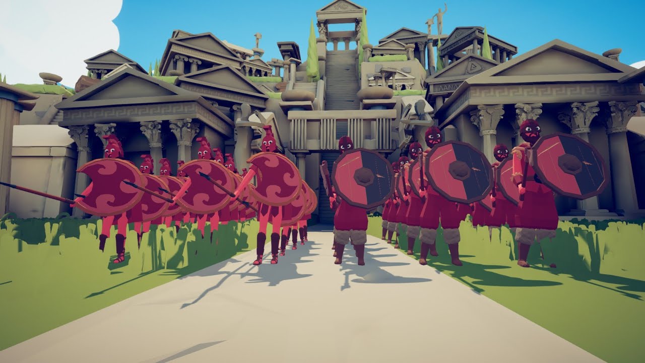 TABS | Hoplite + Brawler Army VS Every Unit (Same Price) Part 2/2 - YouTube