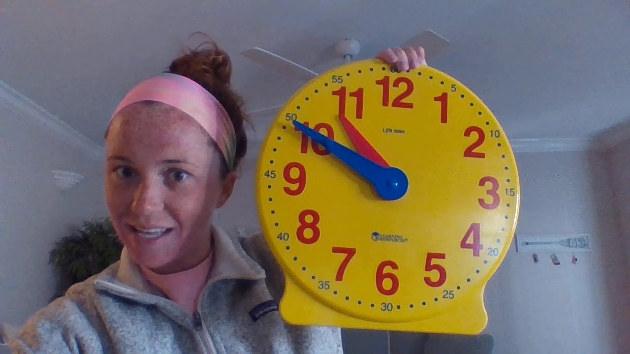 Telling Time Lesson 5 with Miss Flanagan - YouTube