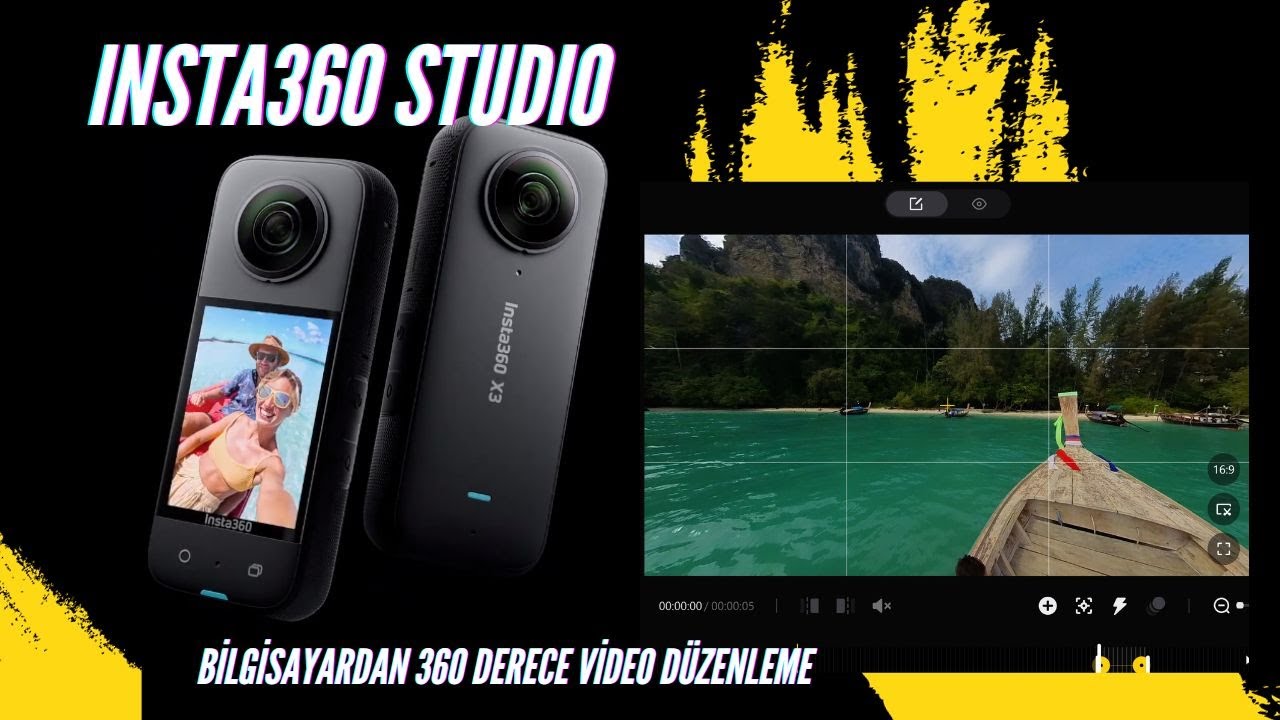 Insta360 Studio Uygulaması ile Bilgisayardan 360 derece video düzenleme ...
