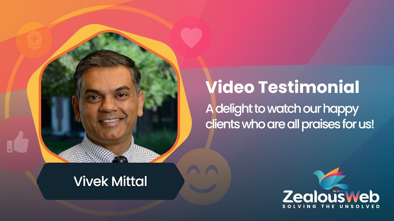 Vivek Mittal - Testimonial For ZealousWeb - YouTube