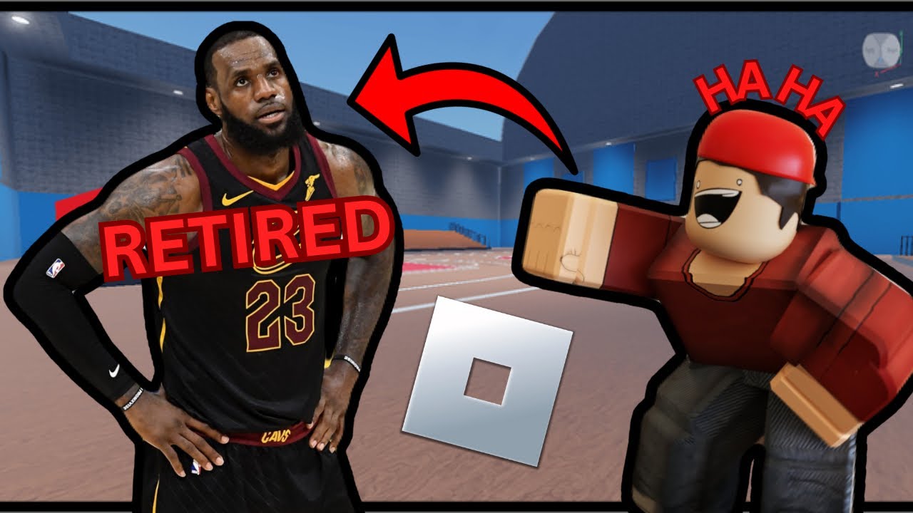 I MADE LEBRON JAMES RETIRE! | Roblox Basketball Simulator - YouTube