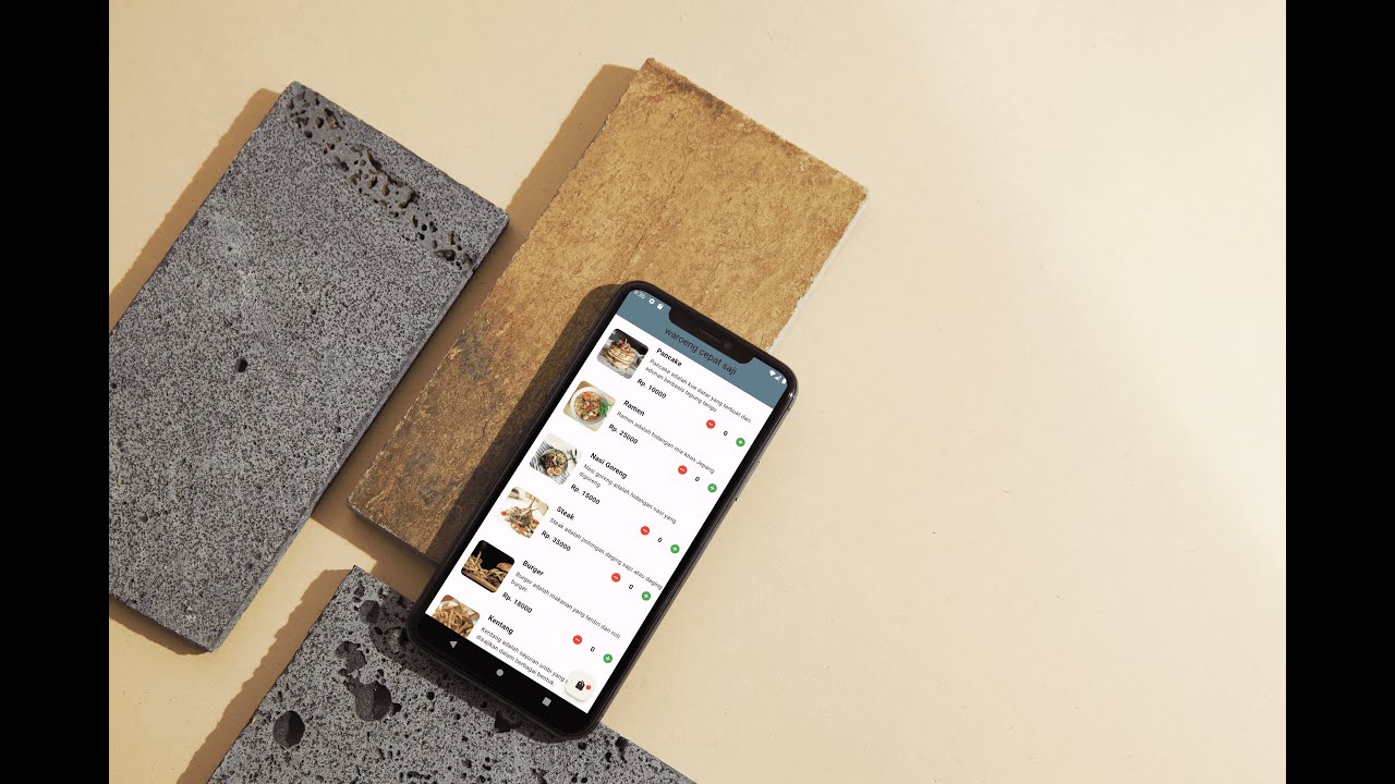 food aplication flutter | Task Politeknik IDN Bogor | Mobile Development - YouTube