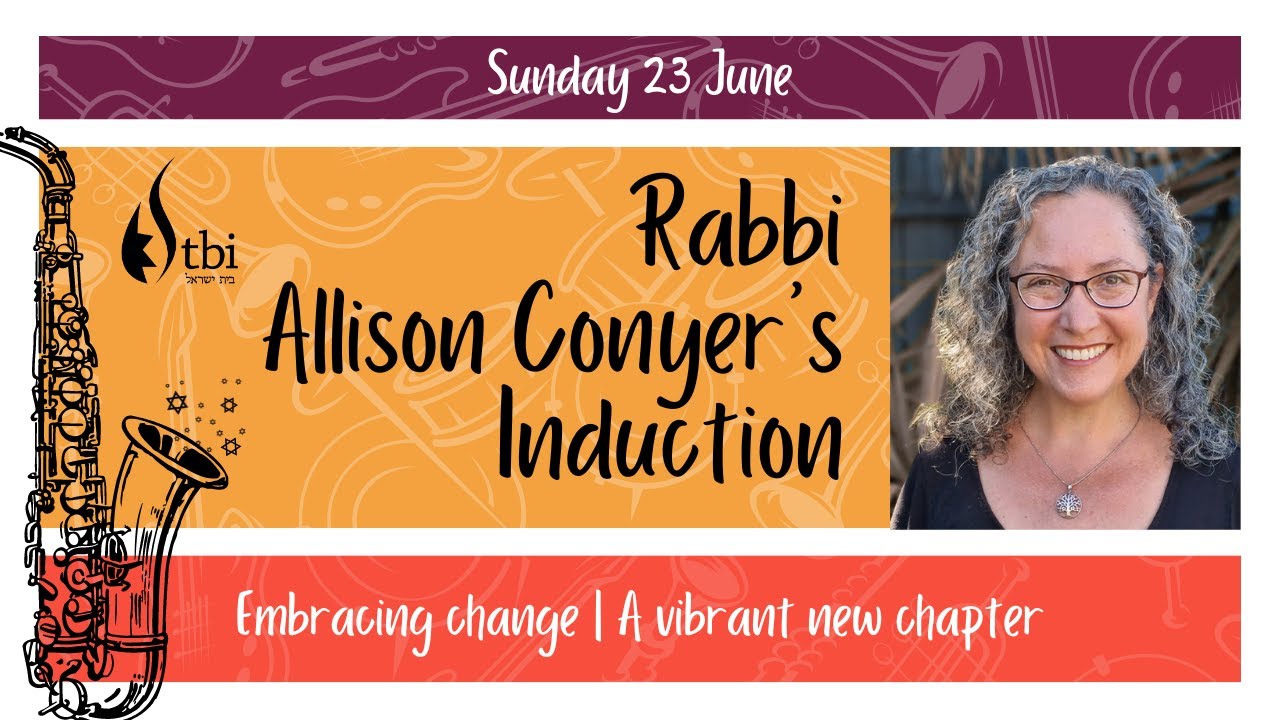 Rabbi Allison Conyer's Induction - 23 June - YouTube