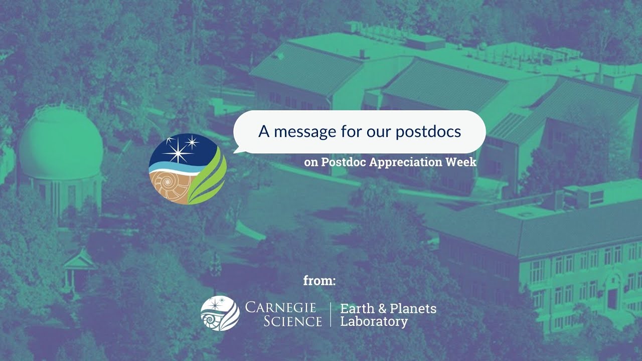 A Message to Our Postdocs for Postdoc Appreciation Week - YouTube