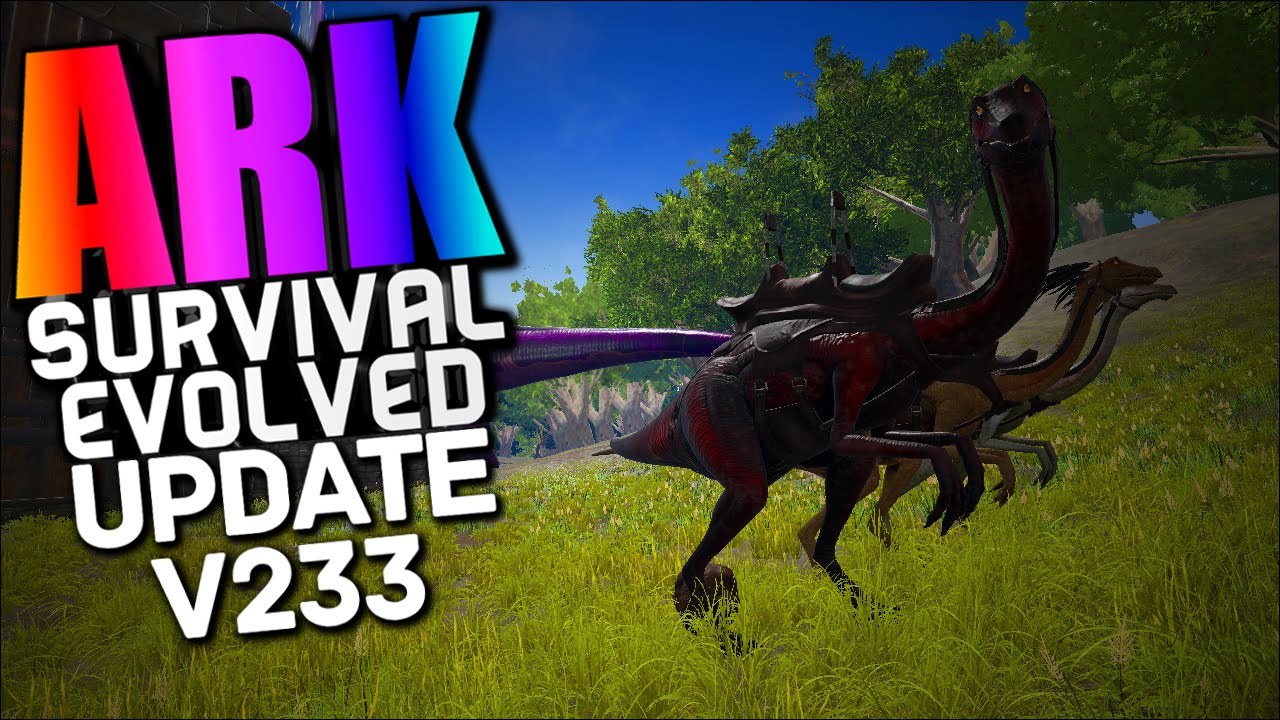 ARK Survival Evolved - GALLIMIMUS, RIOT / SWAT ARMOR, GLASS STRUCTURES ...