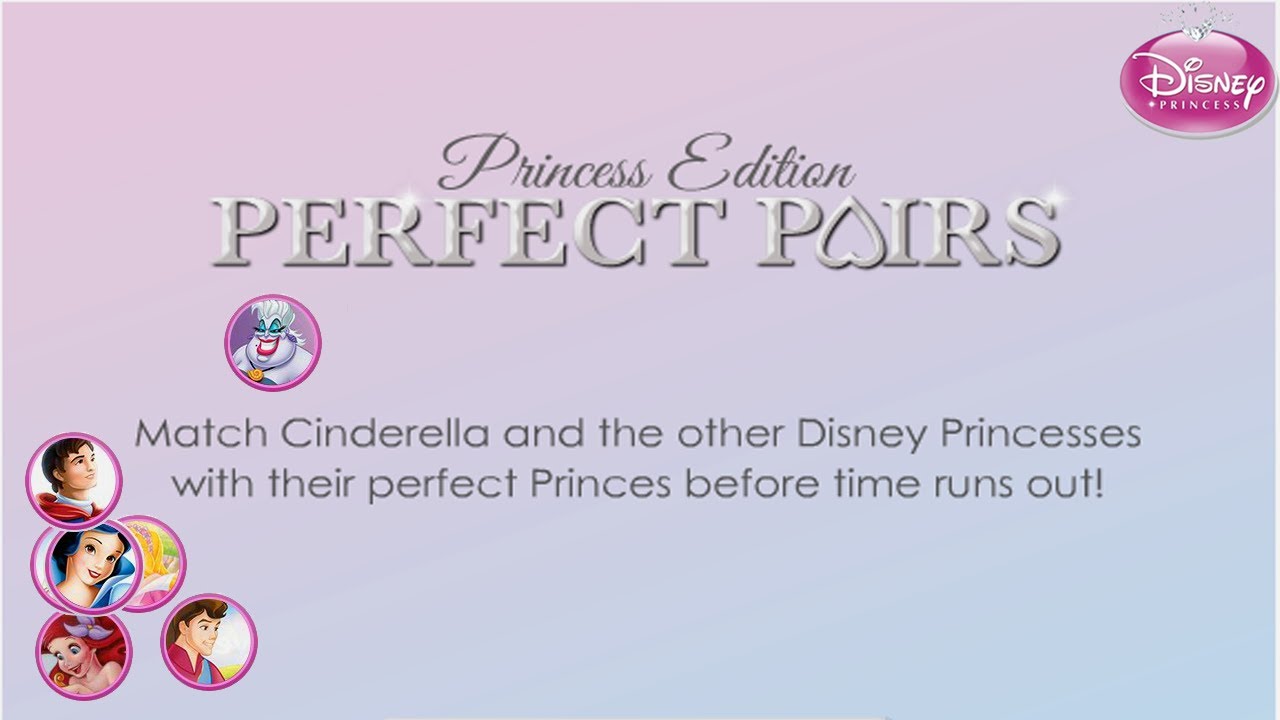 Disney Princesses - Perfect Pair Match - YouTube