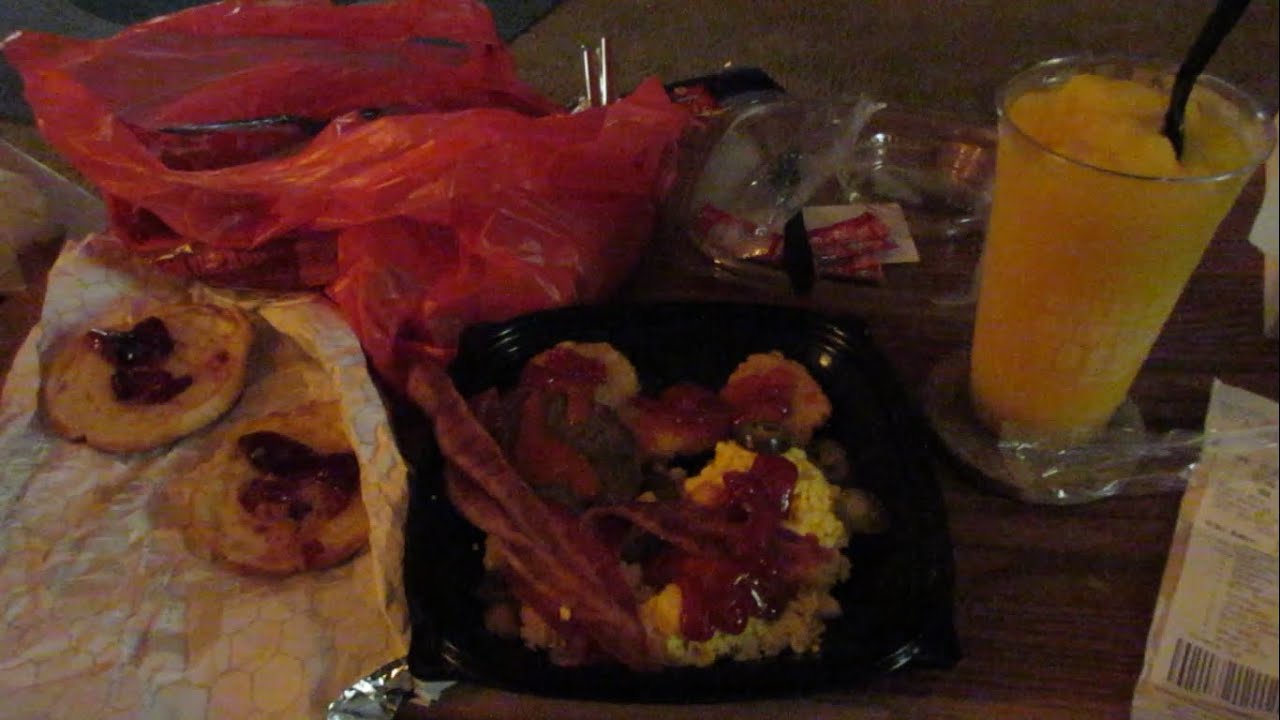Sheetz Breakfast Platter & Large Mango Smoothie - YouTube