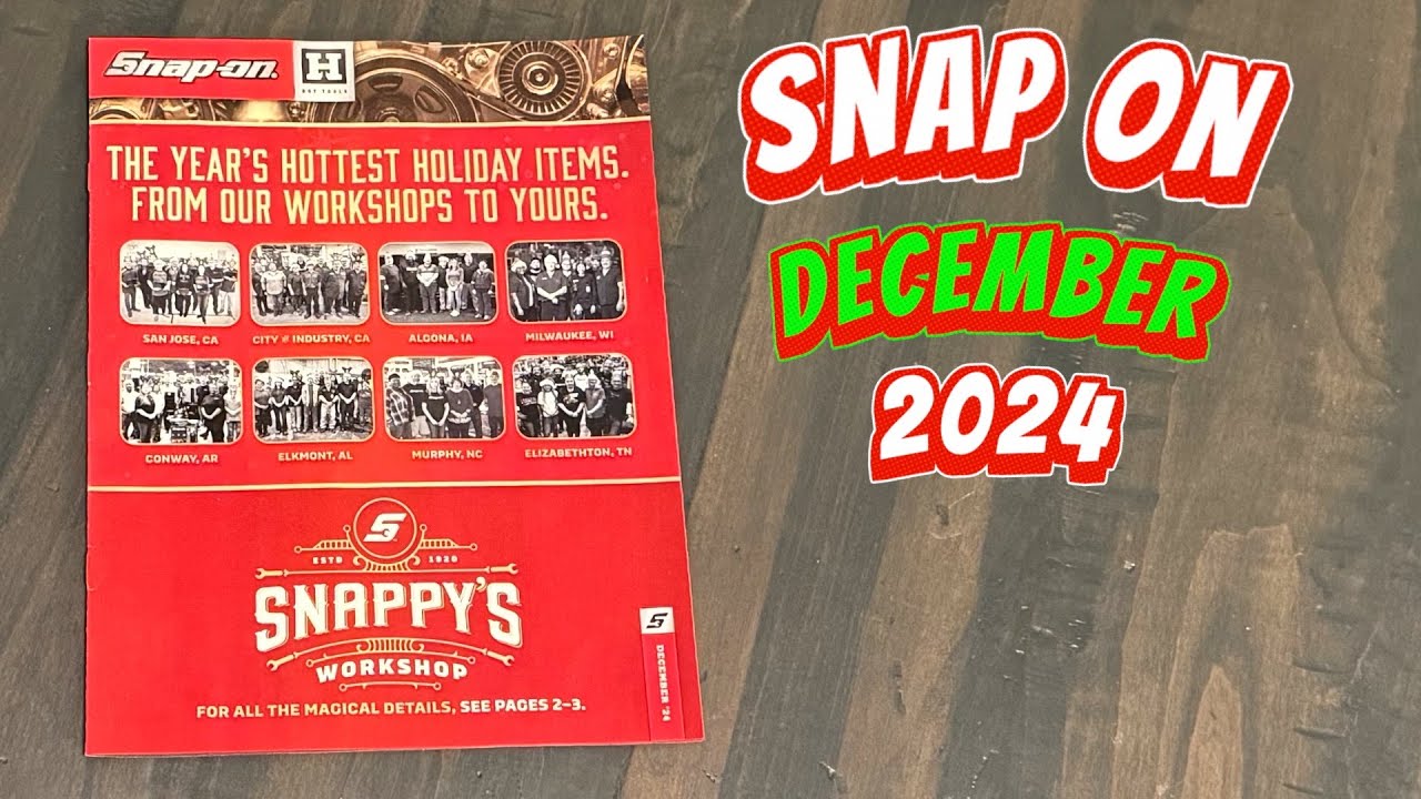 The Snap On December 2024 Flyer is Here !! - YouTube