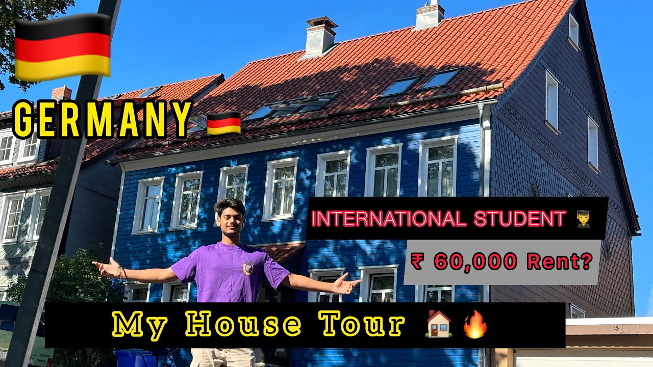MY HOUSE TOUR ️🇩🇪🏠 || GERMANY 🇩🇪 || INTERNATIONAL STUDENT 🧑‍🎓 - YouTube