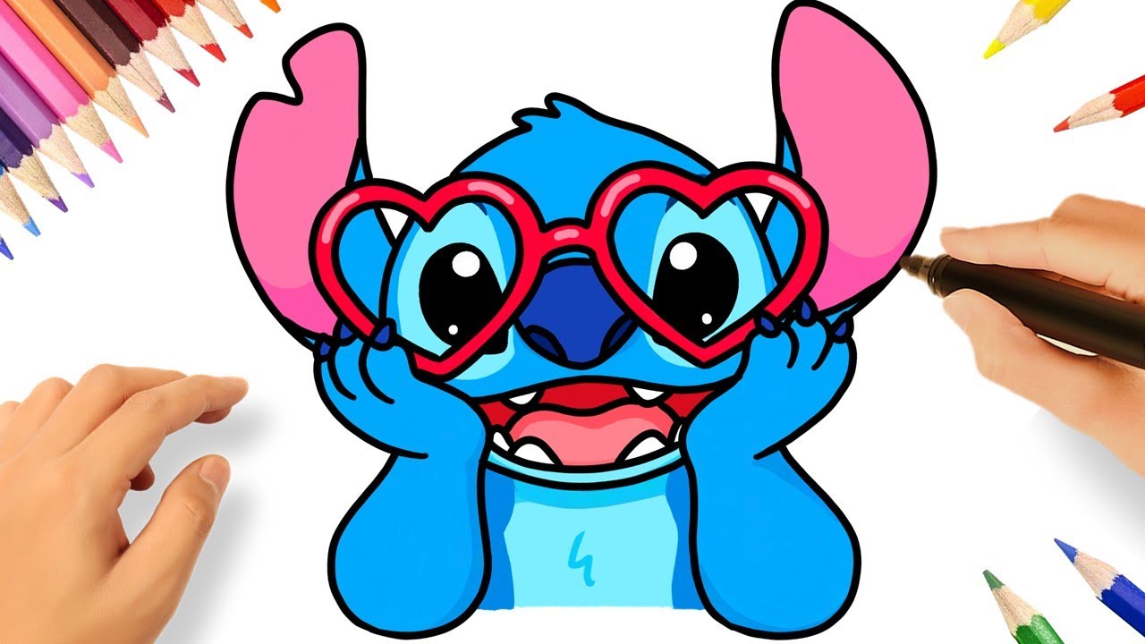 HOW TO DRAW STITCH 💗 - YouTube