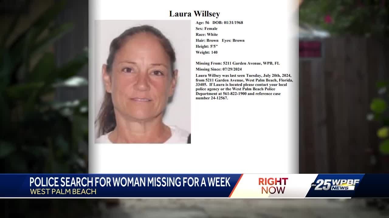 Police searching for West Palm Beach woman missing for a week - YouTube