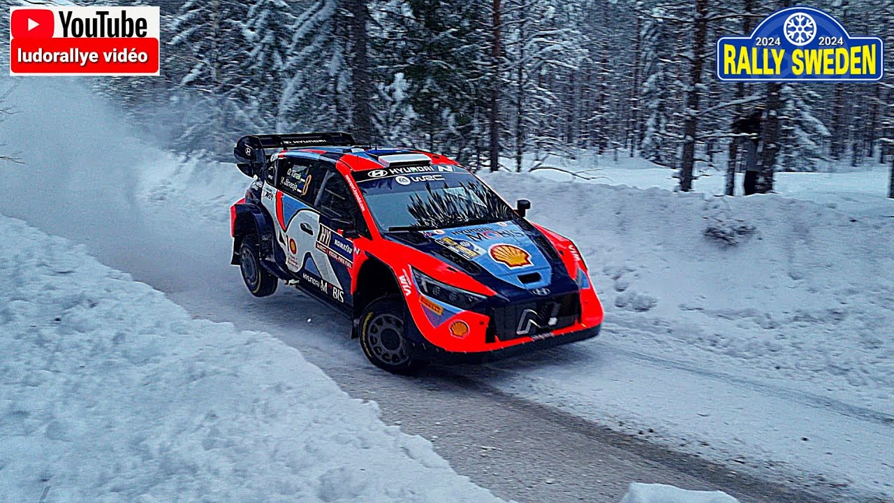 rallye de Suède 2024 - full snow - fullattack - WRC - rally Sweden 2024 ...