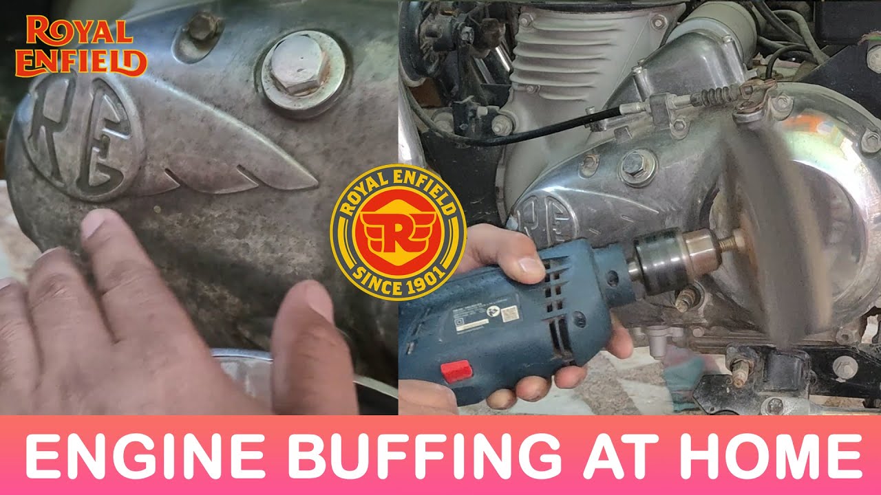 Royal Enfield Engine Buffing Very Easy Engine Buffing at Home 💯 DIY - YouTube
