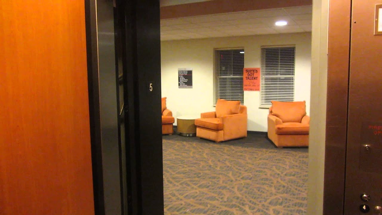 ThyssenKrupp hydraulic elevators at Knoll Hall (Dorm) UNL - YouTube