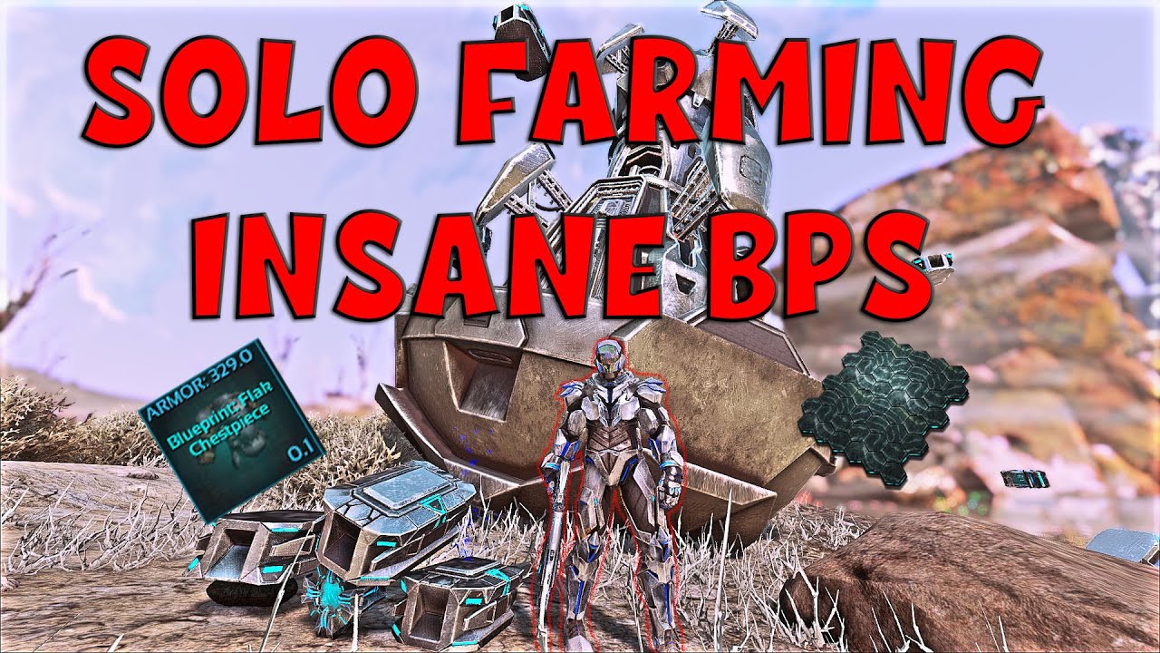 SOLO FARMING OP Blueprints AND Element in Ark! - YouTube