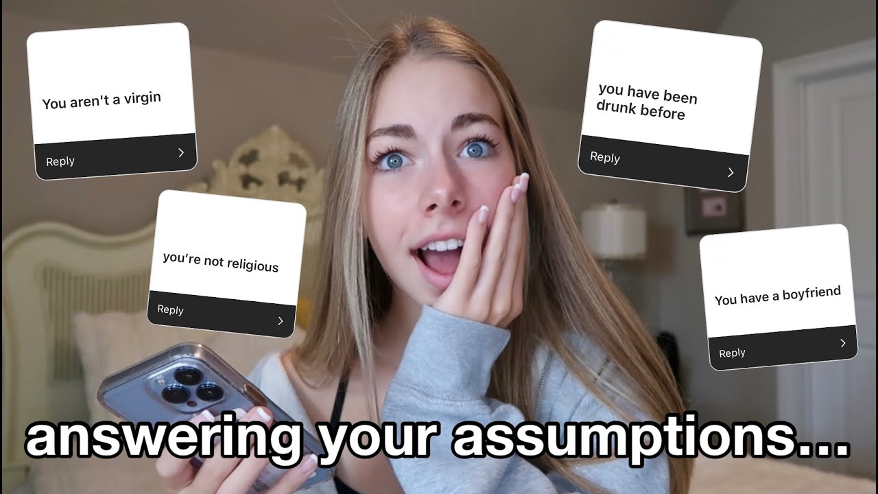 answering your assumptions about me... - YouTube