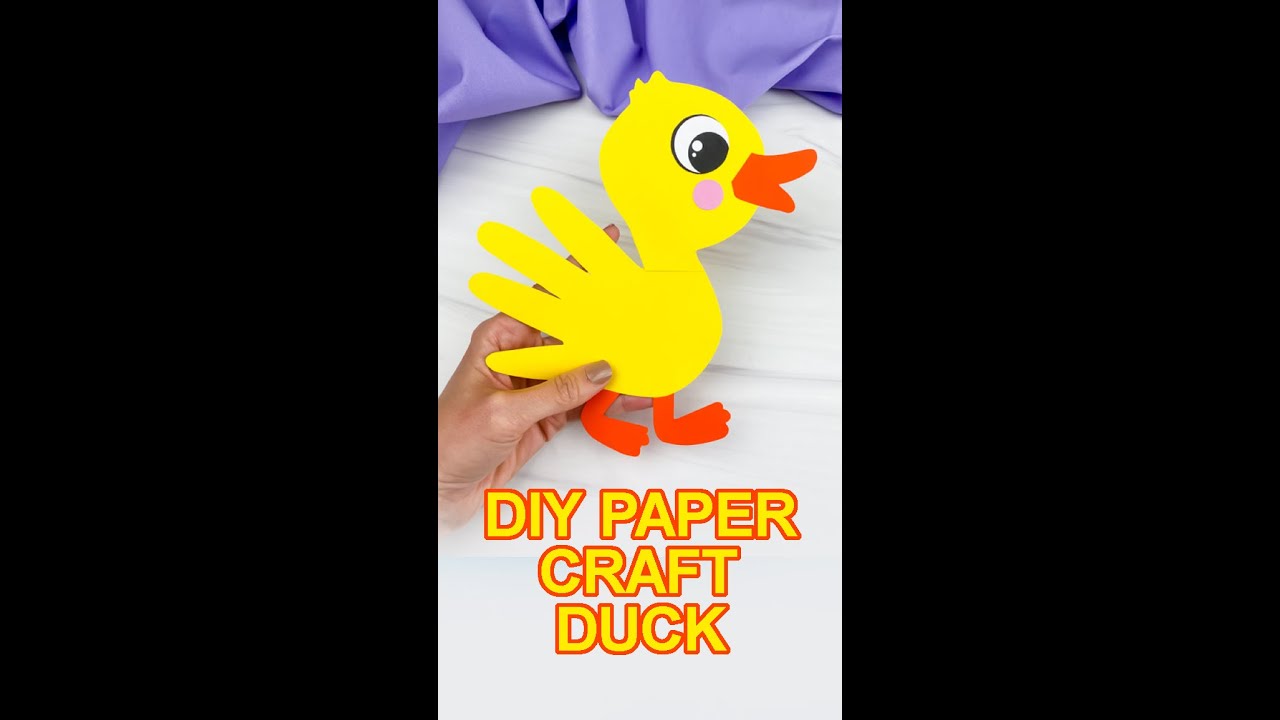 How to Make a Paper Duck | Origami Paper Duck Tutorial - YouTube