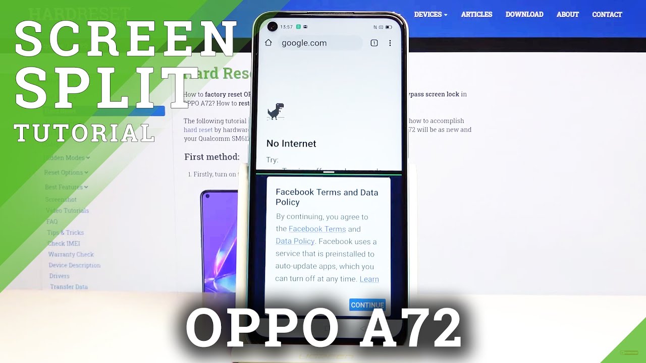 How to Activate Split Screen in Oppo A72 - Dual Apps Feature - YouTube
