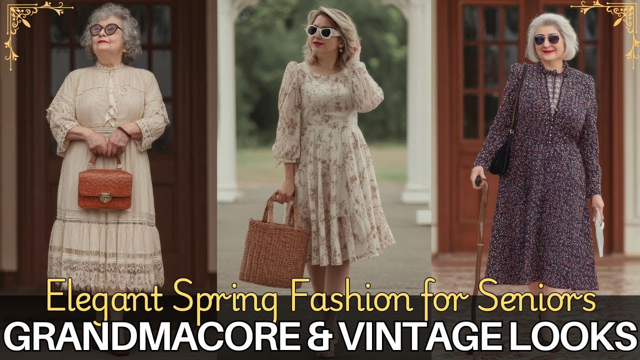 Elegant Spring Fashion for Seniors: Grandmacore Trends & Vintage Looks ...
