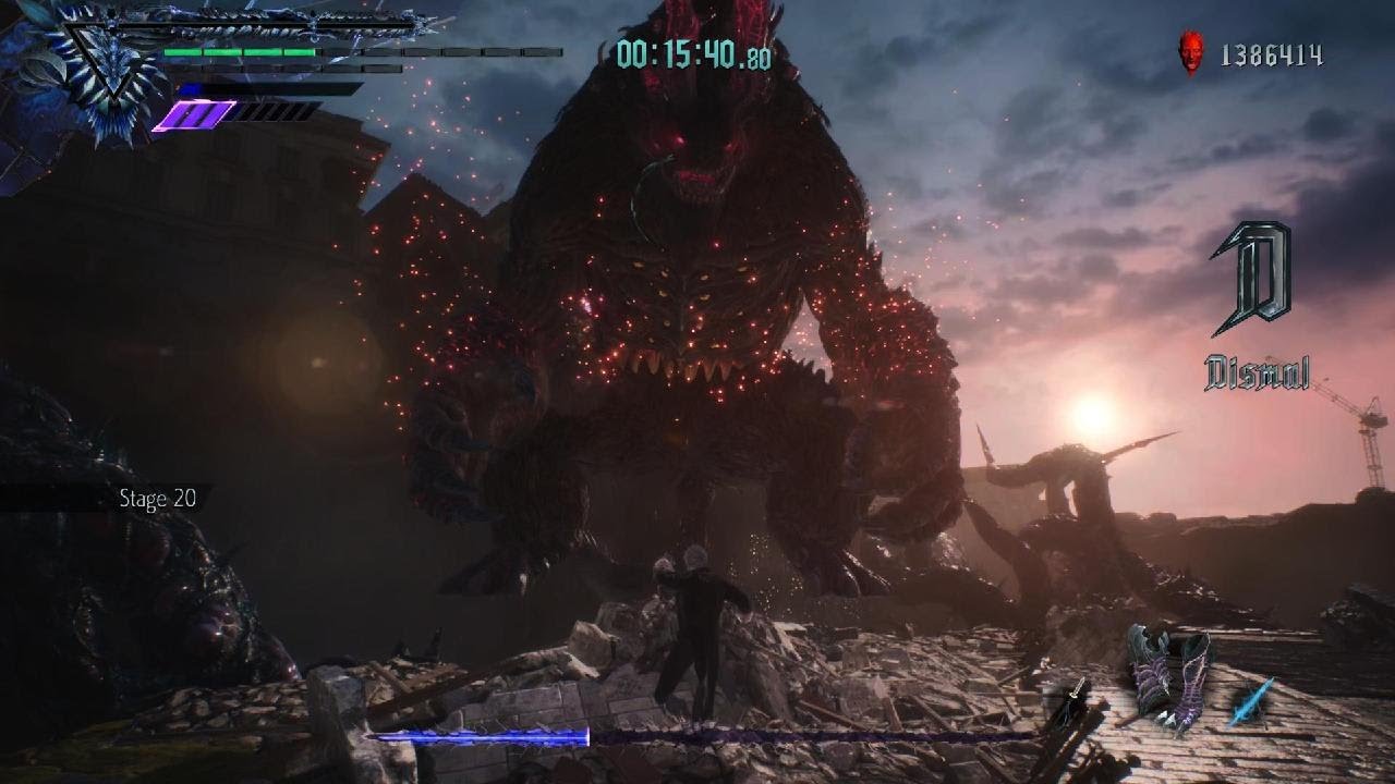 Vergil 🆚 Goliath Boss Battle - YouTube