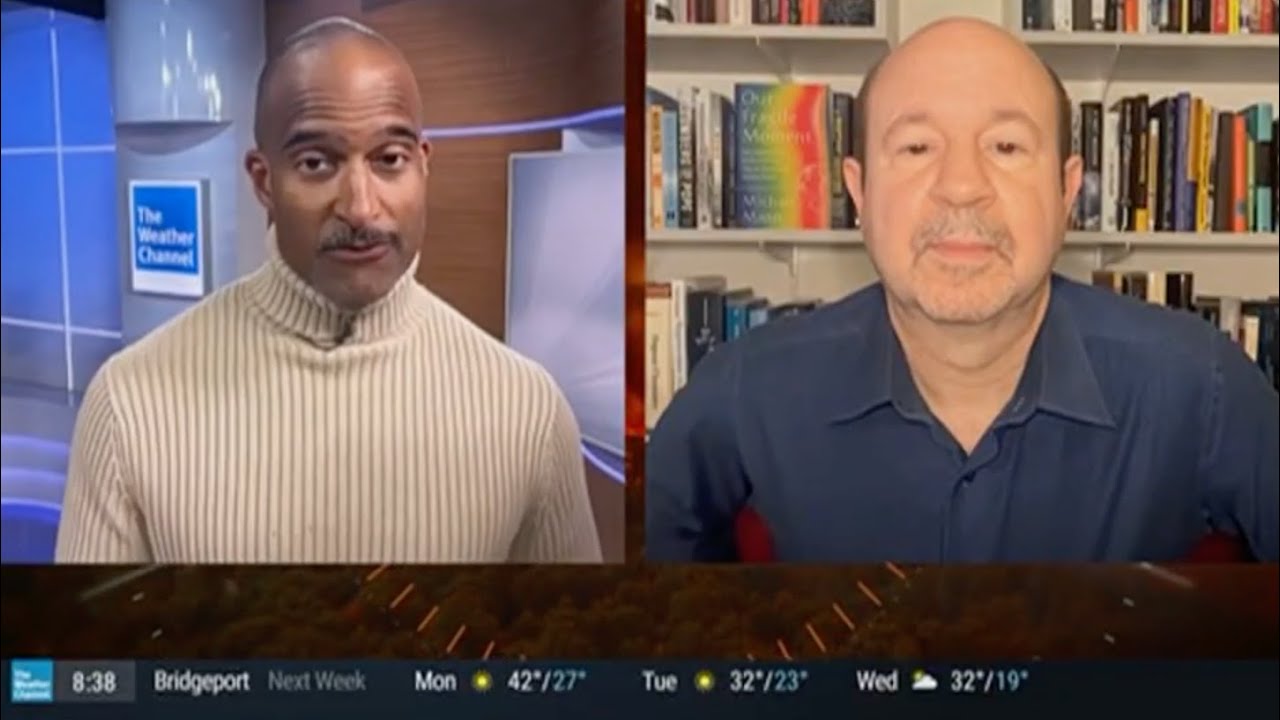 Michael Mann on The Weather Channel with Paul Goodloe Discussing ...