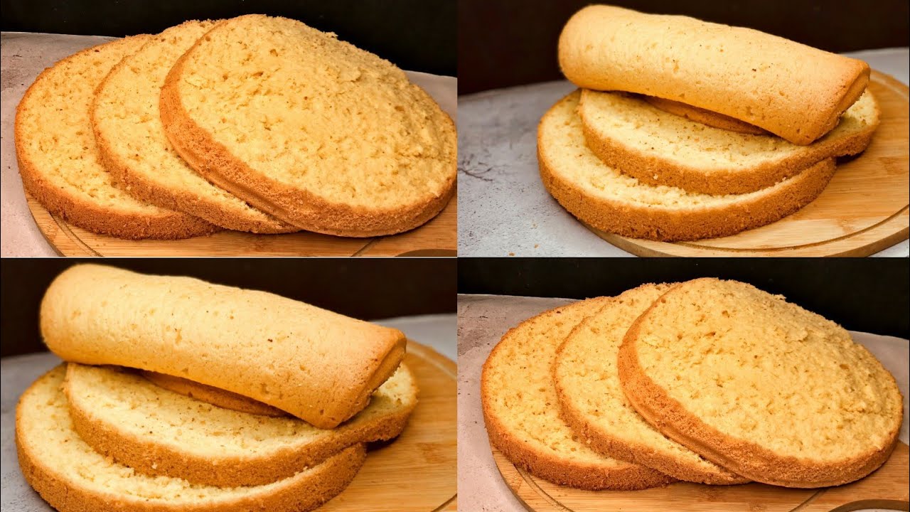Basic Vanilla Sponge Cake Recipe | 2 Pound Vanilla Sponge Cake Without ...