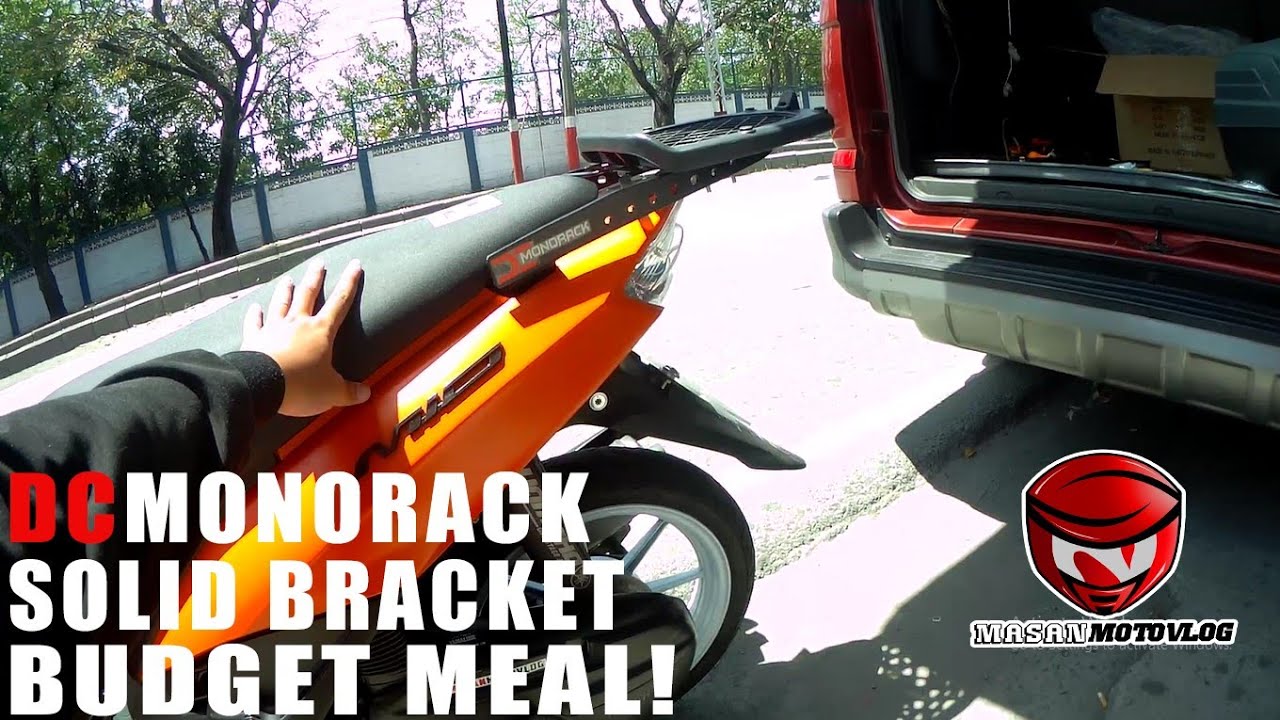 DC Monorack for Mio Soulty | Solid Bracket na Budget Meal - YouTube