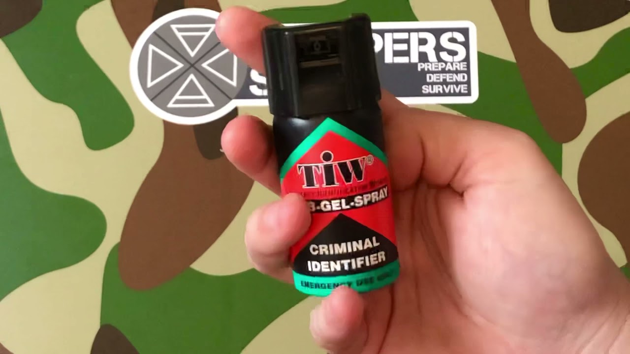 TIW Farbgel Criminal Identifier Spray Self Defense Spray - Preppers ...