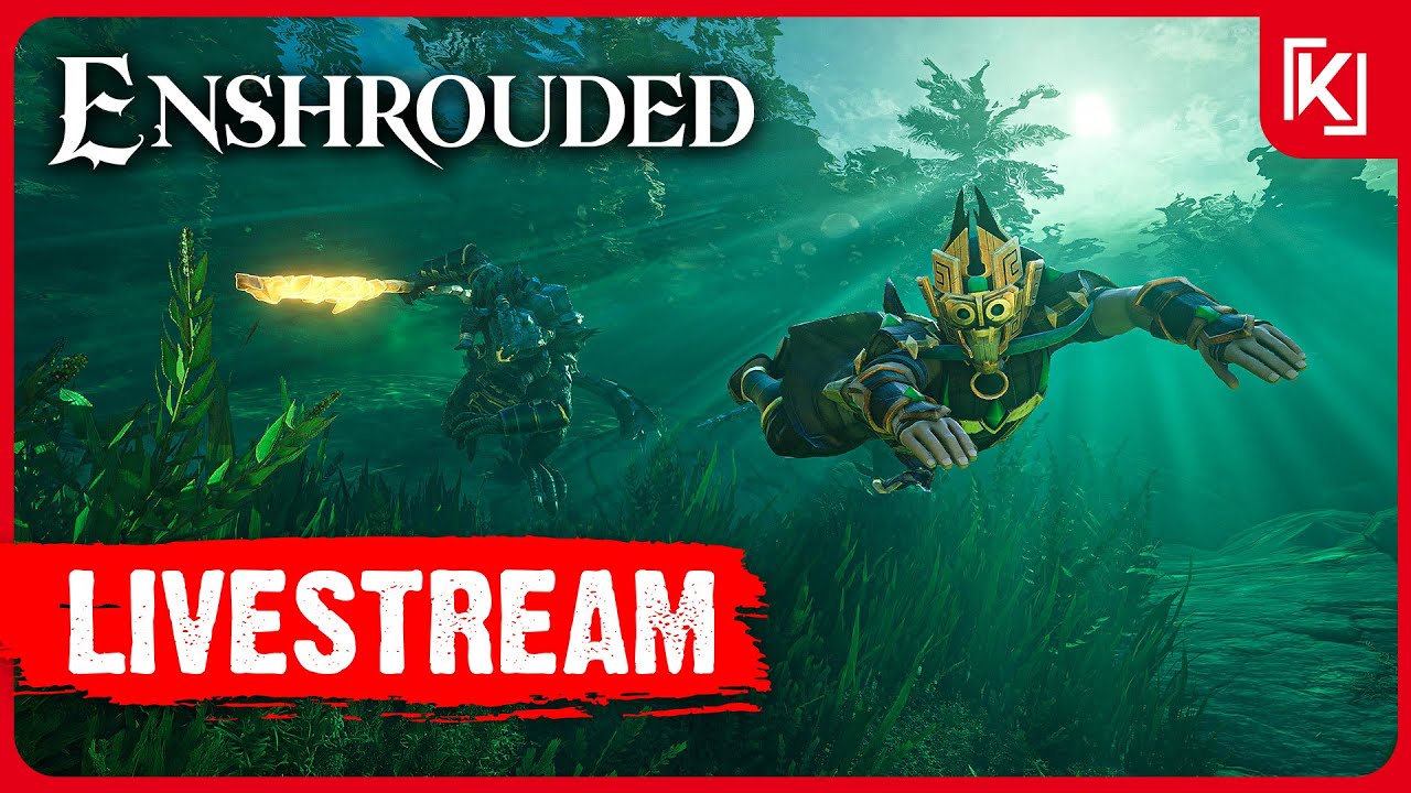 Enshrouded – Exploring the New Water Biome and Fighting Drak (Live ...