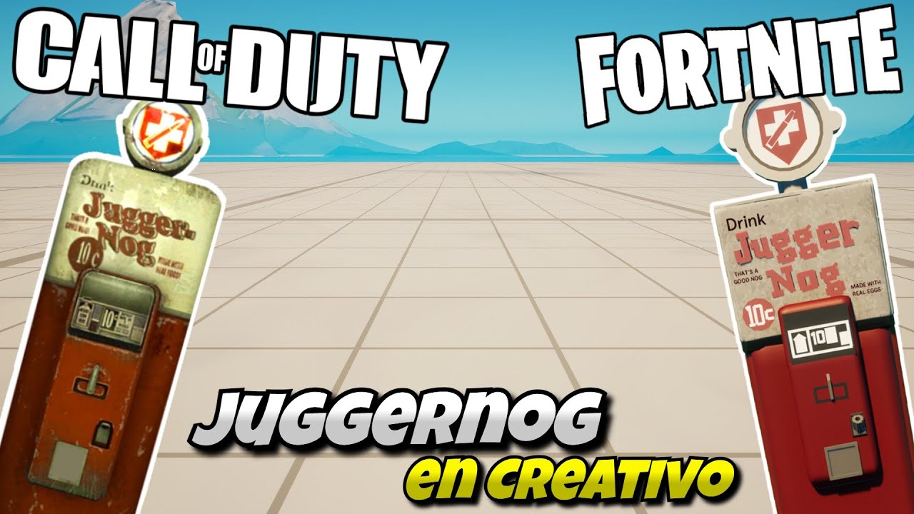 Cómo Hacer el JUGGERNOG de Call of Duty Zombies en Fortnite Creativo ...