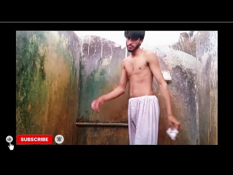Village Tubewell bathing pool Boys 😍