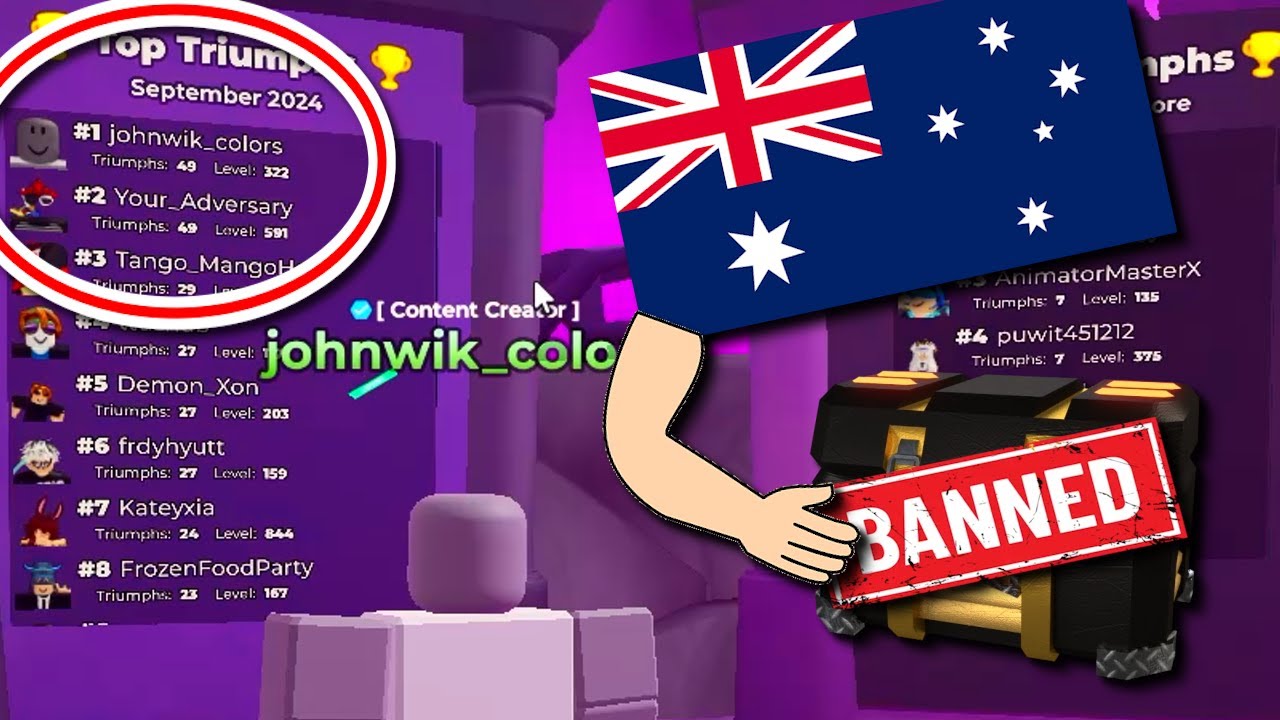 AUSTRALIA BAN DELUXE CRATE | I'm top of Leaderboard | Hardcore ...