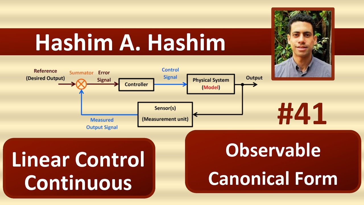 Continuous Linear Control #41 State observer design with Observable ...