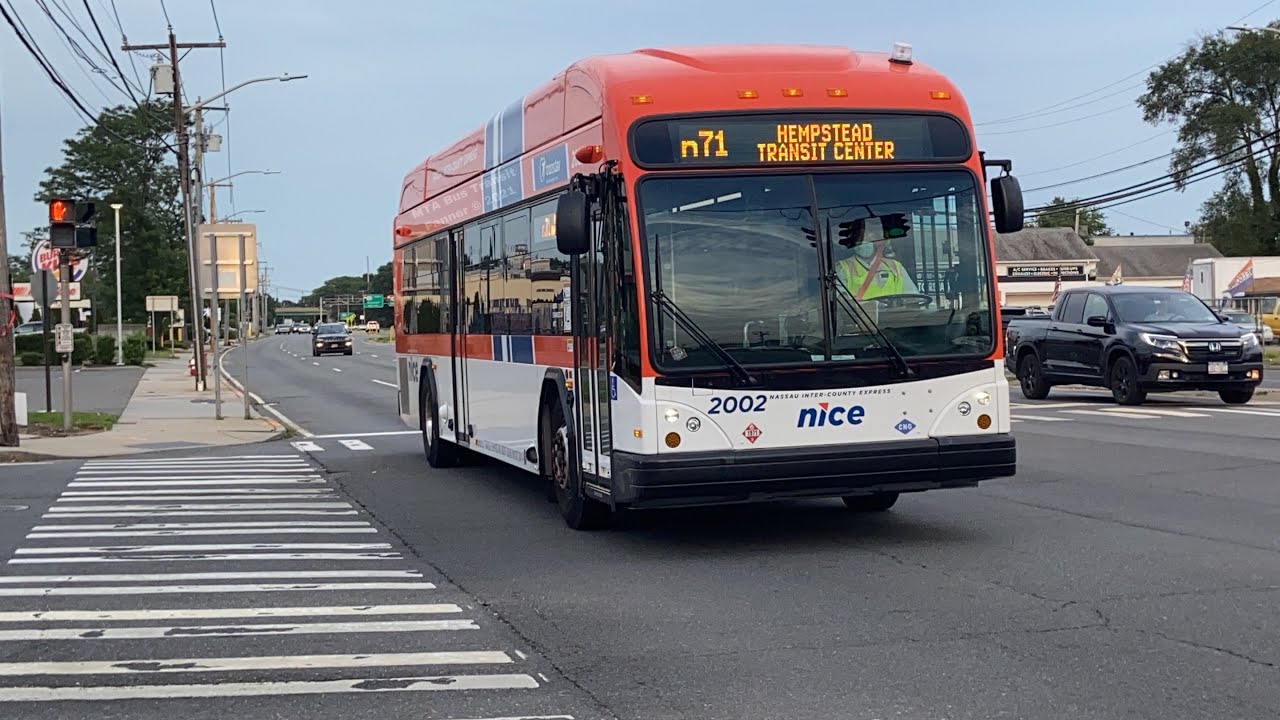 NICE Bus EXCLUSIVE: 2021 Gillig BRT+ CNG 2002 n71! - YouTube