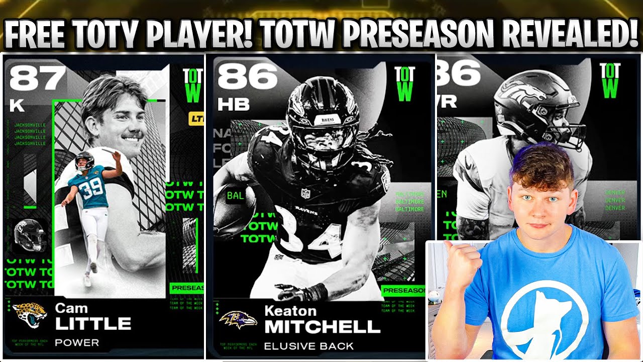 FREE TOTY PLAYER! TOTW PRESEASON REVEALED! THESE CARDS ARE GREAT! - YouTube