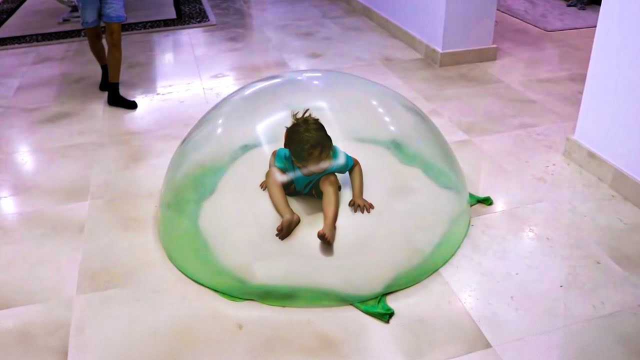He Got TRAPPED In A SLIME BUBBLE - YouTube