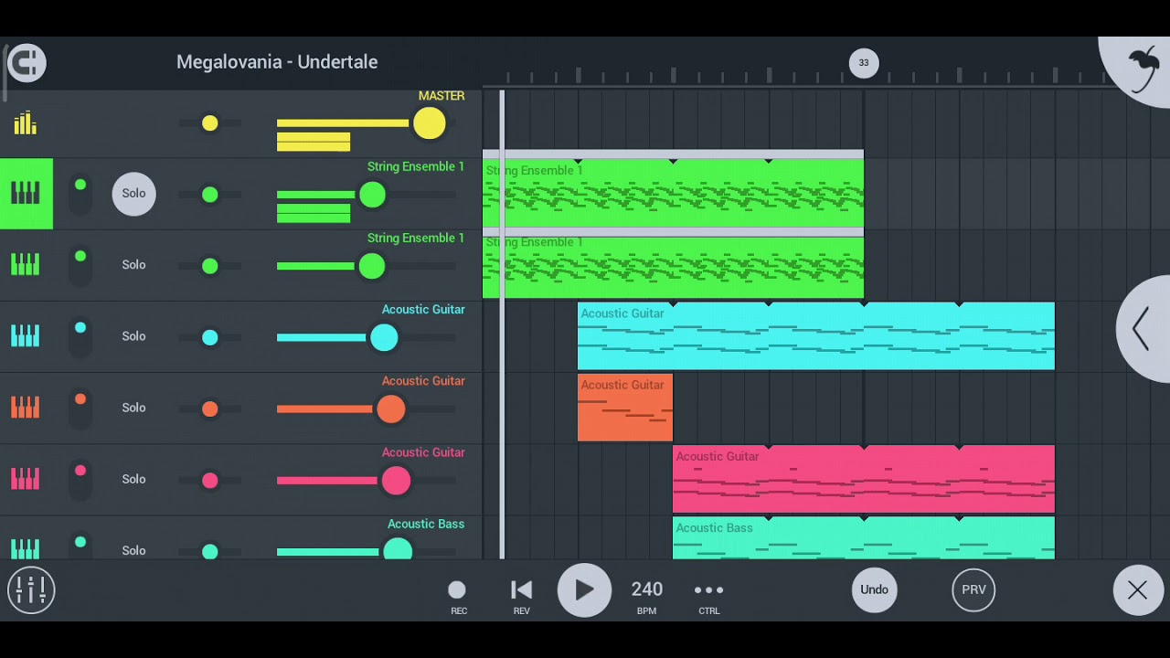 Megalovania - Undertale In FL Studio Mobile Remake + FLM - YouTube