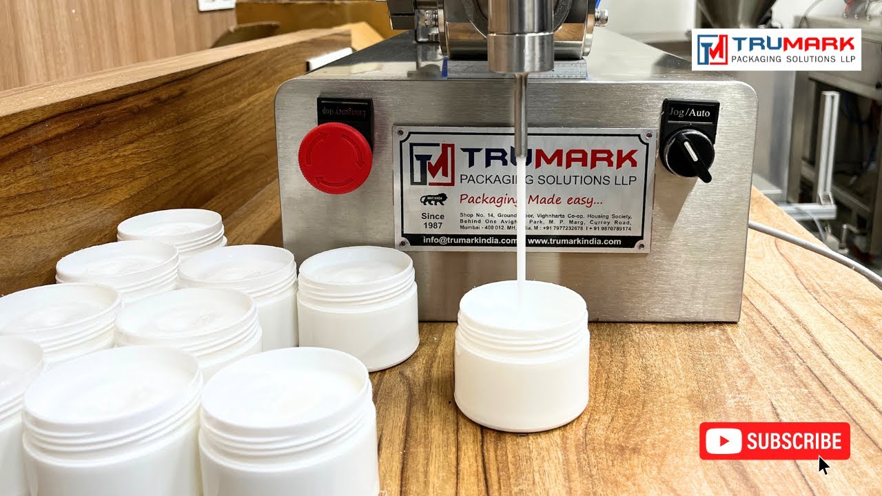 Body Lotion Filling Machine | Piston Filler - YouTube