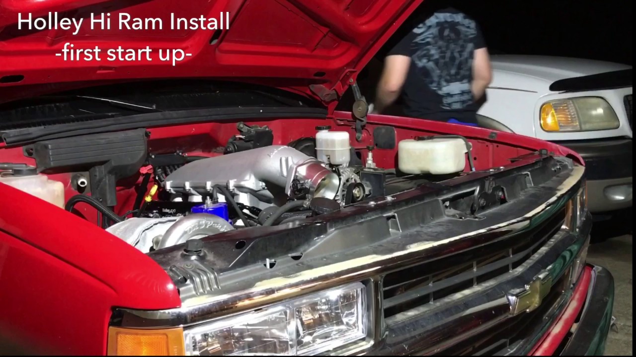 Holley Hi Ram Install on Lsx Turbo OBS - First Start Up - YouTube