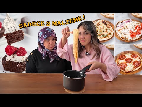Sadece 2 Malzemeyle Yapılan Tarifleri Denedik