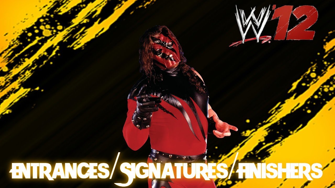 WWE 12 Entrances/Signatures/Finishers: Masked Kane - YouTube