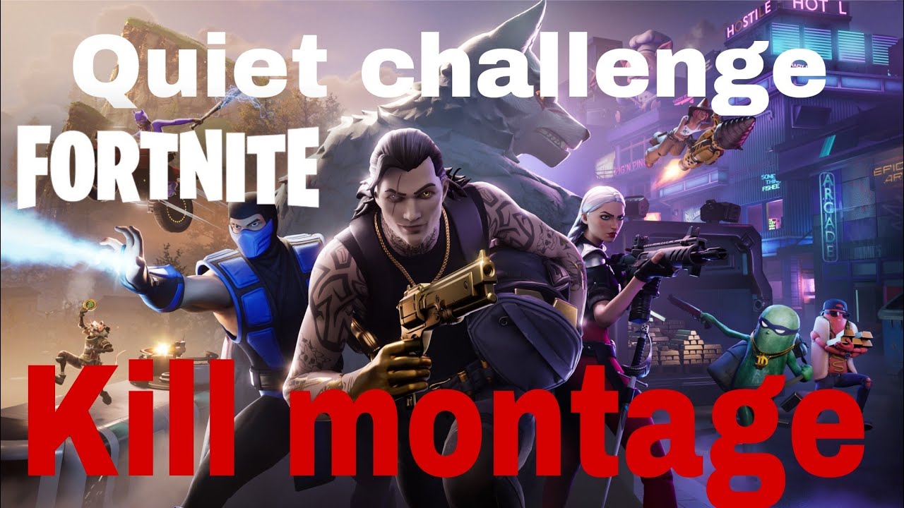 Fortnite Quiet Challenge Elimination Montage - YouTube