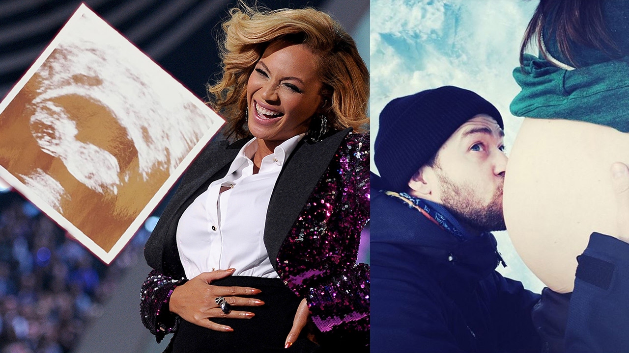 11 EPIC Celeb Pregnancy Announcements - YouTube