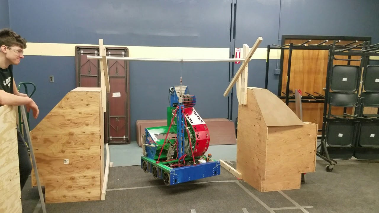 FRC 95 The Grasshoppers 2020 Climbing Practice - YouTube