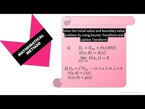 Solve the initial and boundary value problem by Using Fourier and Laplace Transform||In Urdu ...